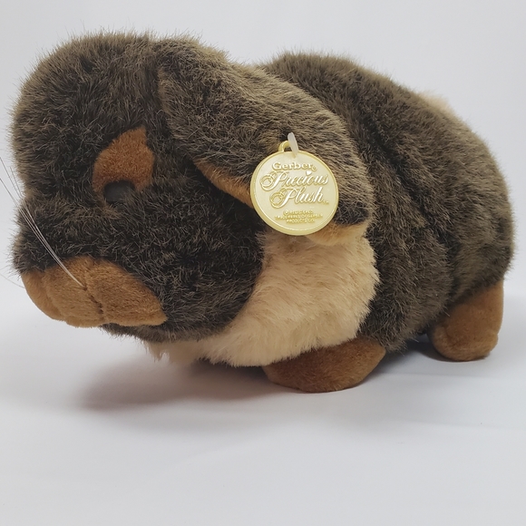 Gerber | Toys | Vintage Plush Bunny Rabbit Brown Stuffed | Poshmark